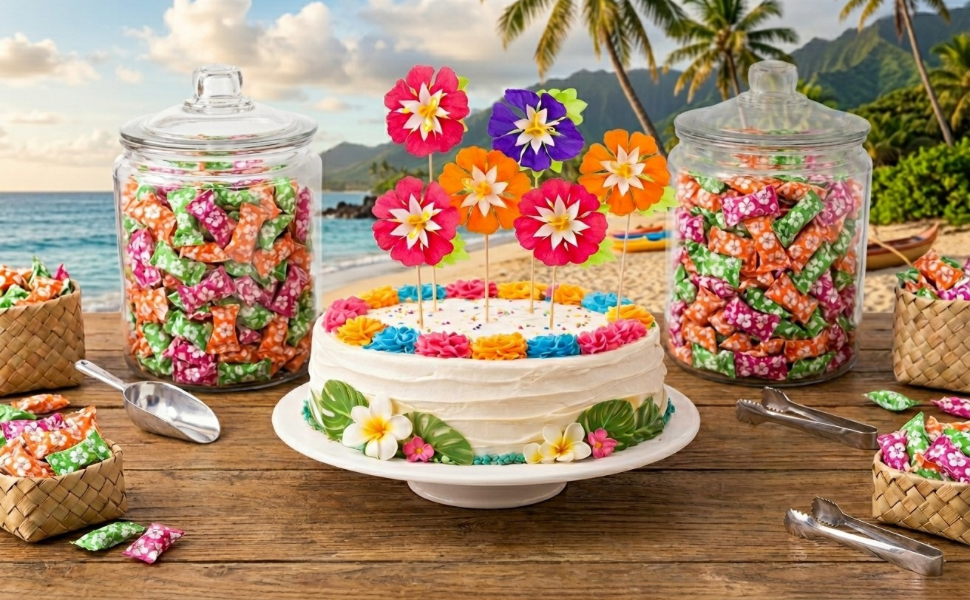 How to Create a Stunning Hawaiian Candy Buffet – Tree Treasures