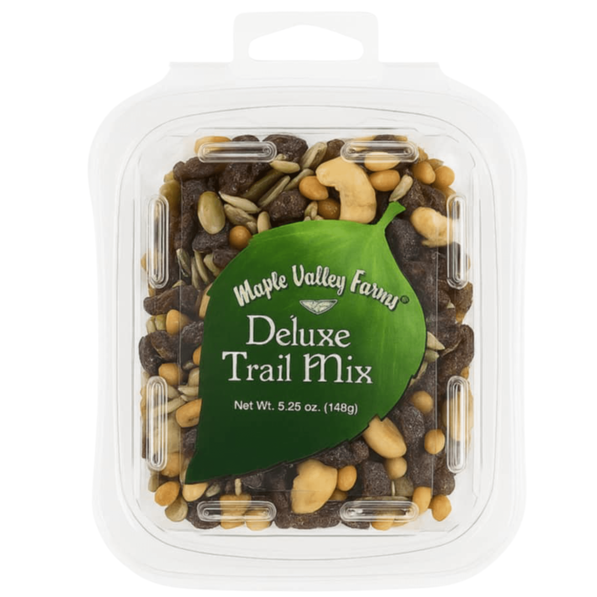 Maple Valley Farms Deluxe Trail Mix 5.25 OZ PEG TUB – Tree Treasures
