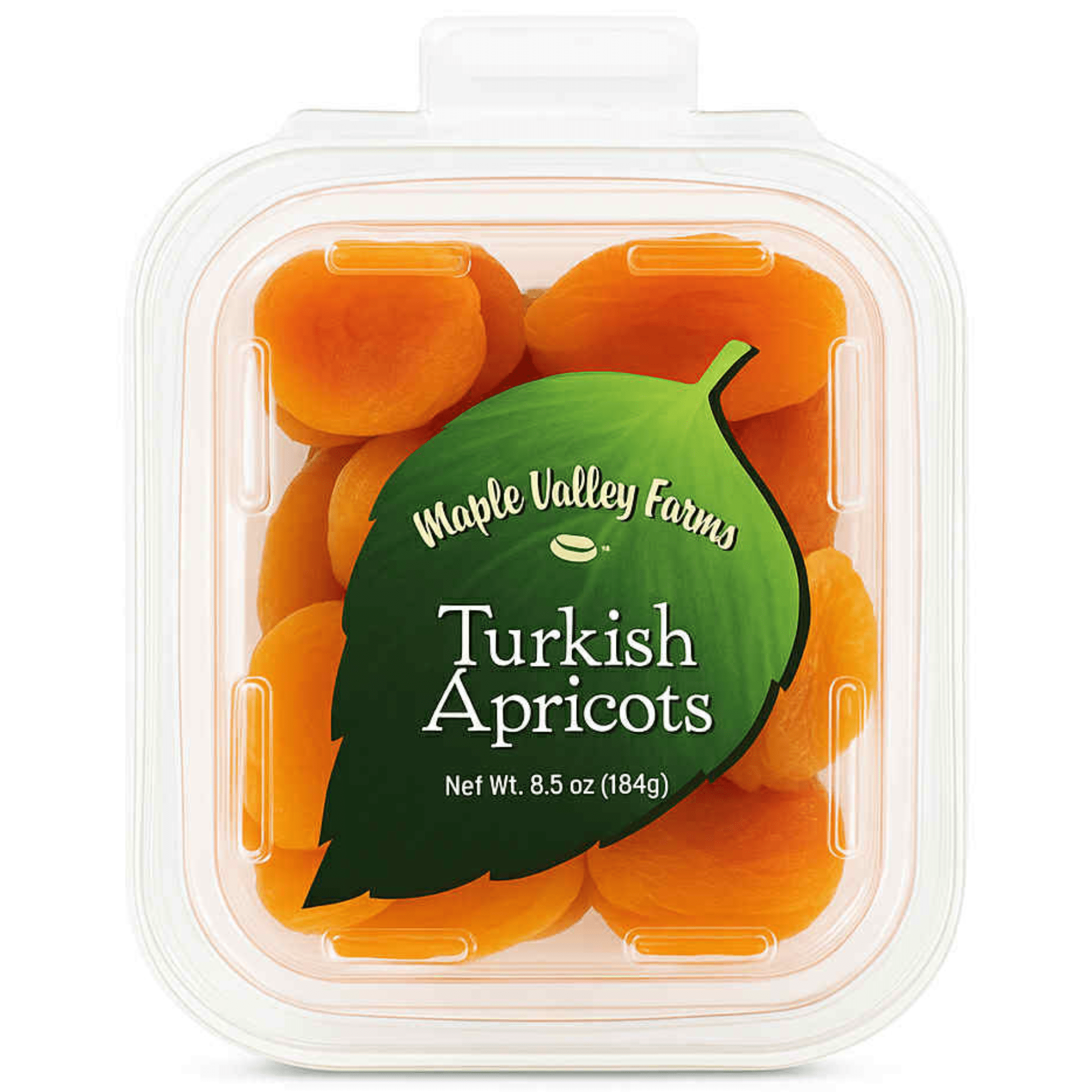 Maple Valley Farms Turkish Apricots 6.5 OZ Peg Tub – Tree Treasures